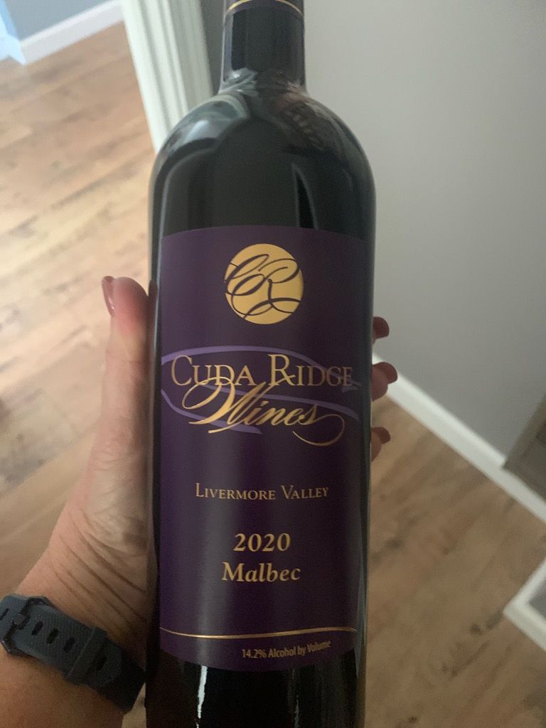 2020 Cuda Ridge Wines Malbec, USA, California, San Francisco Bay ...