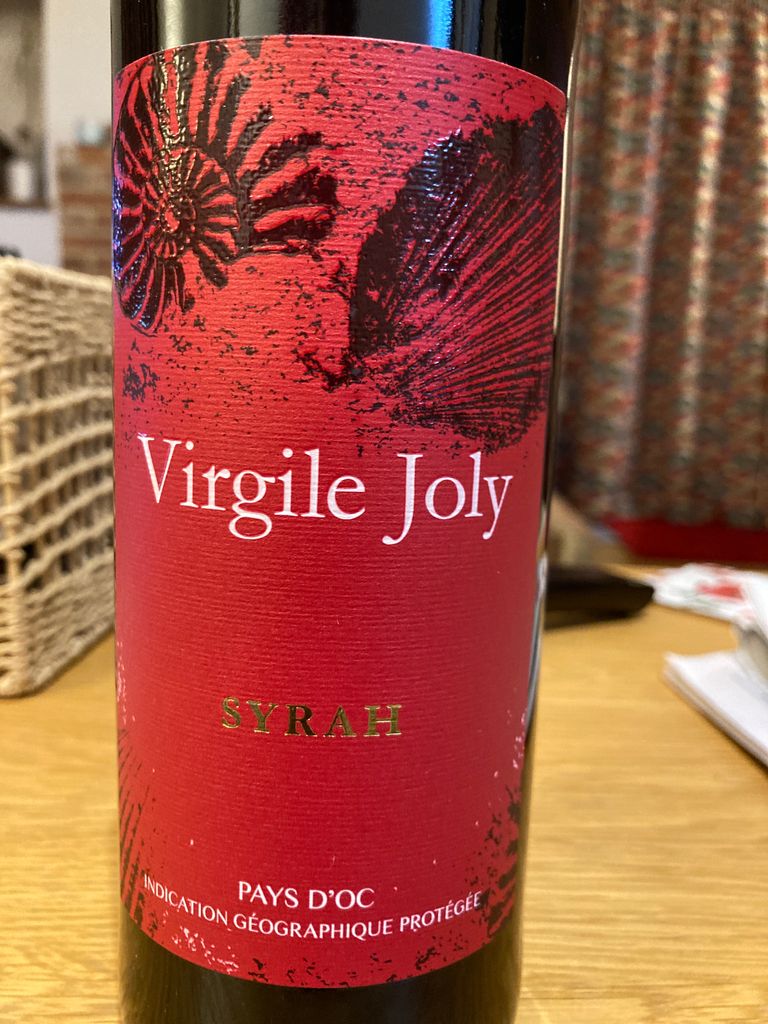 2021 Virgile Joly Syrah Vin de Pays d'Oc, France, Languedoc Roussillon ...