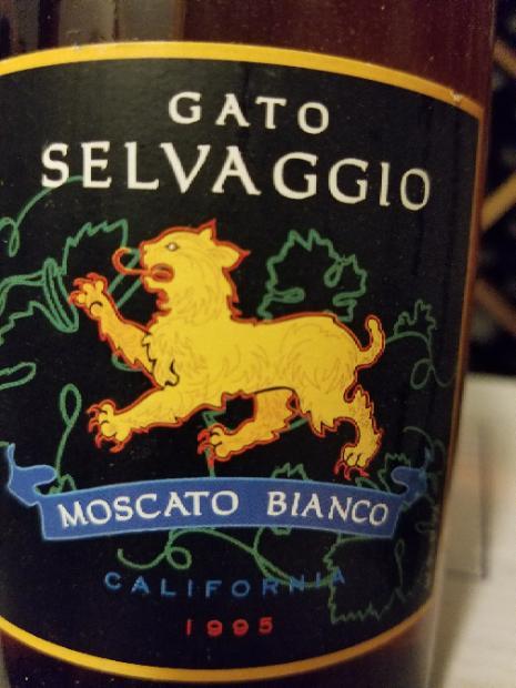 1996 Louis M. Martini Moscato Blanco Gato Selvaggio, USA, California ...