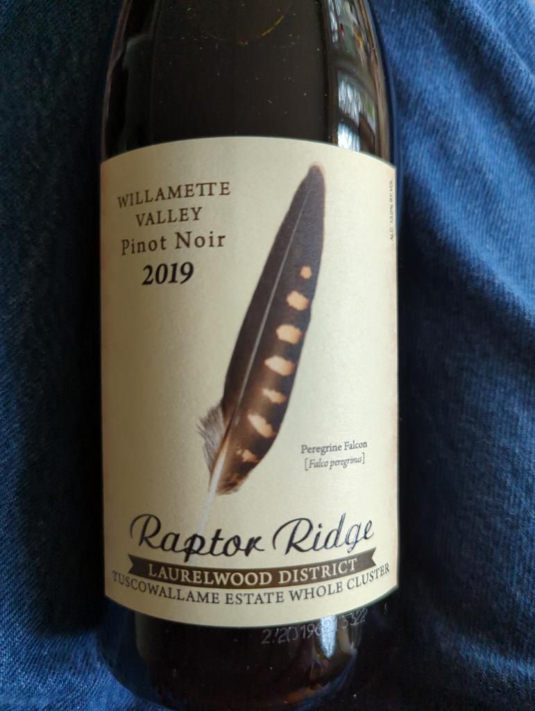 2019 Raptor Ridge Pinot Noir Estate 777 Clone Tuscowallame, USA, Oregon ...