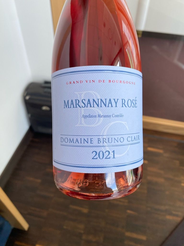 2021 Domaine Bruno Clair Marsannay Rosé, France, Burgundy, Côte de ...