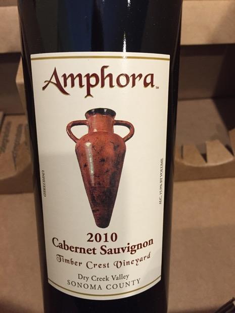 2010 Amphora Winery Cabernet Sauvignon Timber Crest, USA, California ...