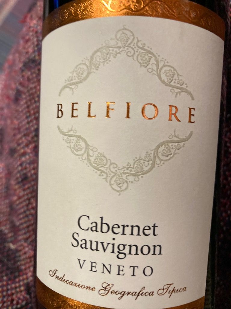 2020 Belfiore Cabernet Sauvignon, Italy, Delle Venezie - CellarTracker