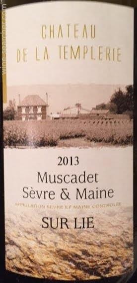 2017 Château de la Templerie Muscadet de Sèvre-et-Maine sur lie, France ...