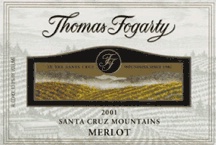 2001 Thomas Fogarty Merlot Santa Cruz Mountains, USA, California, Santa ...