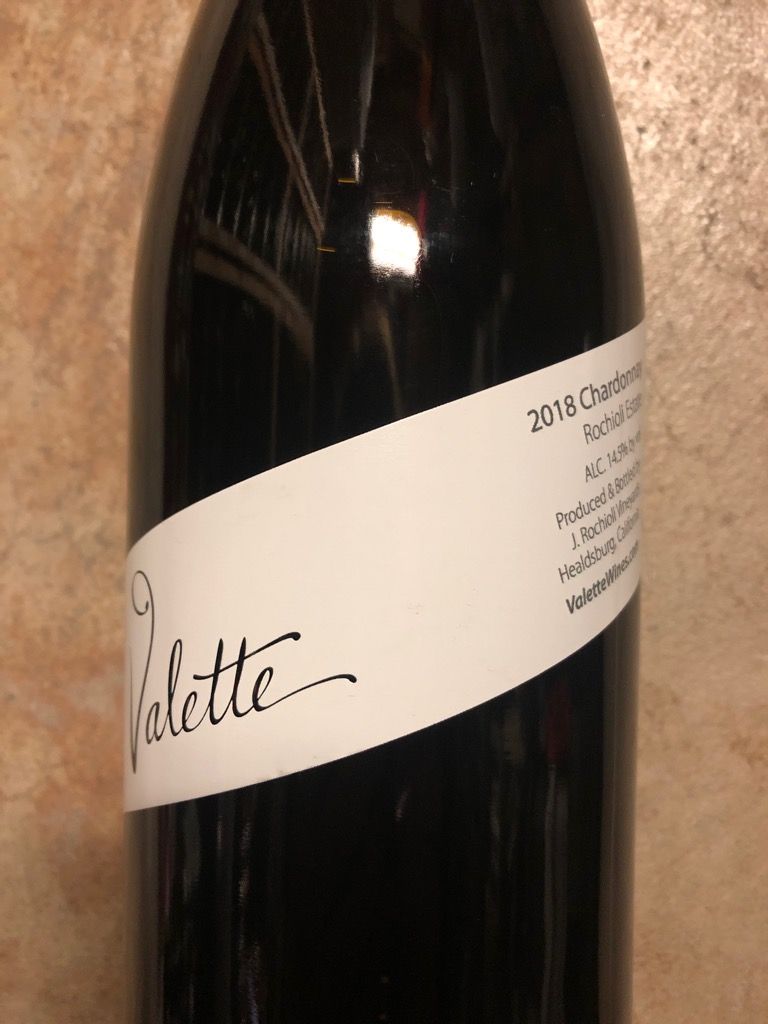 2020 Valette Wines Chardonnay, USA, California, Sonoma County ...