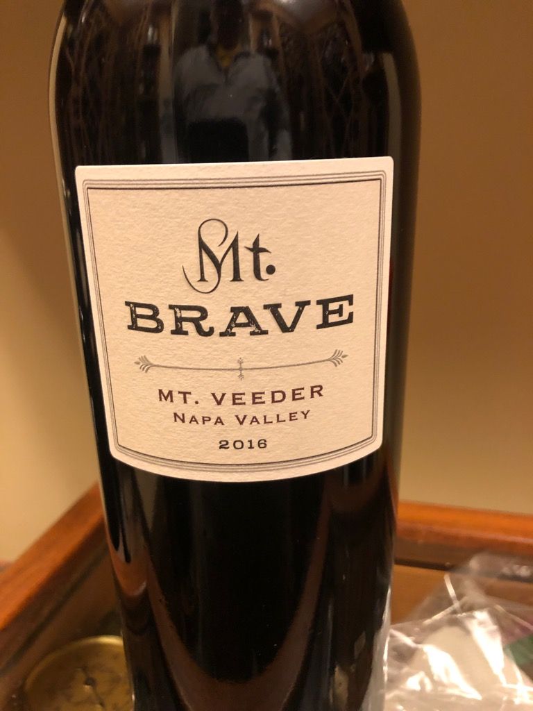 2018 Mt. Brave Cabernet Sauvignon, USA, California, Napa Valley, Mt ...