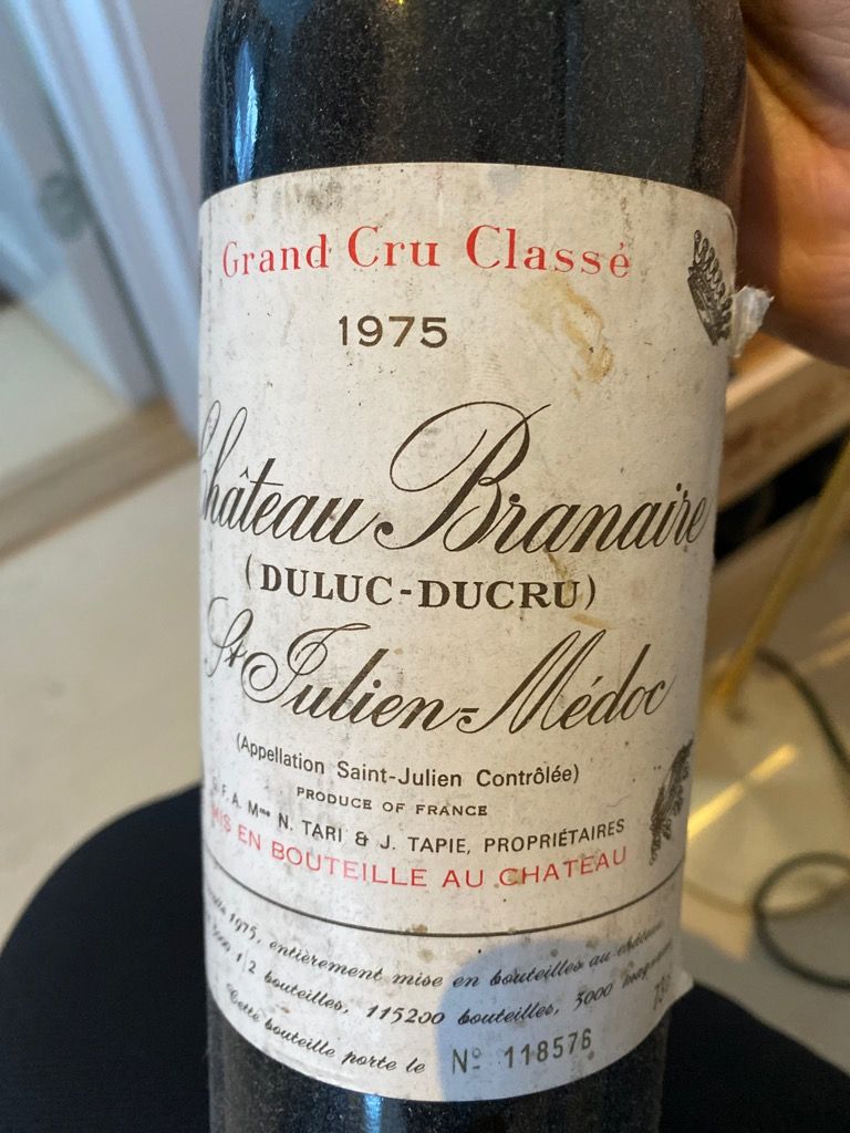 1975 Château Branaire (Duluc-Ducru), France, Bordeaux, Médoc, Saint ...