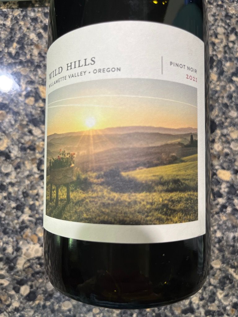 2021 Wild Hills Pinot Noir, USA, Oregon, Willamette Valley - CellarTracker