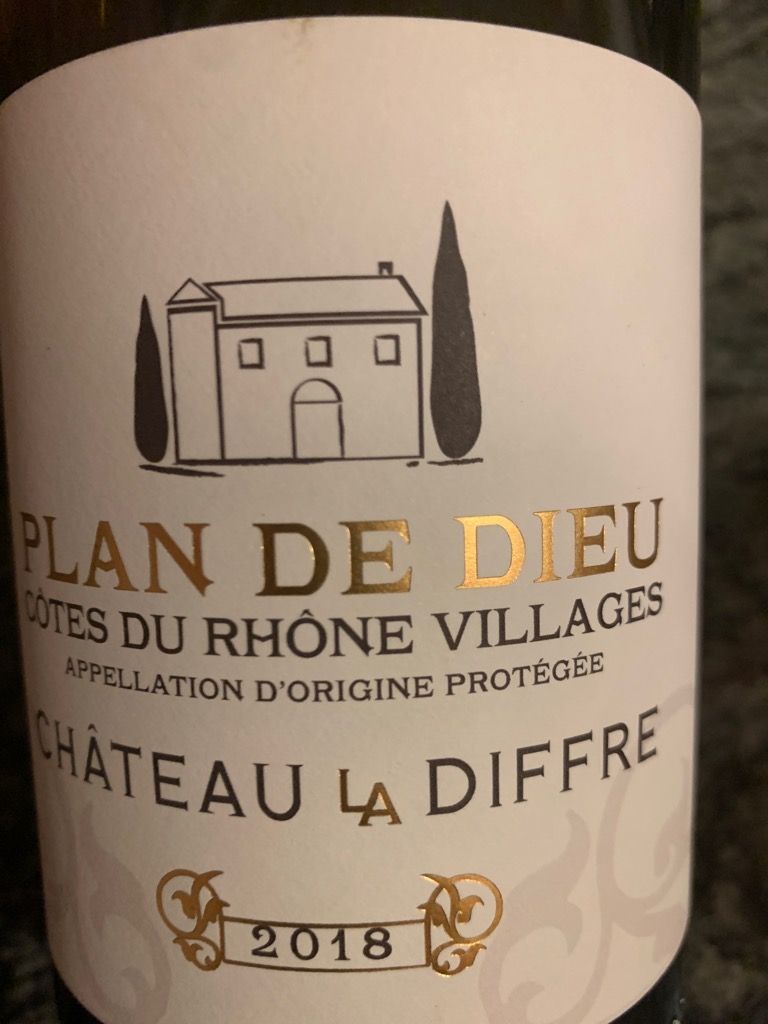 2018 Château La Diffre Côtes du Rhône, France, Rhône, Southern Rhône ...