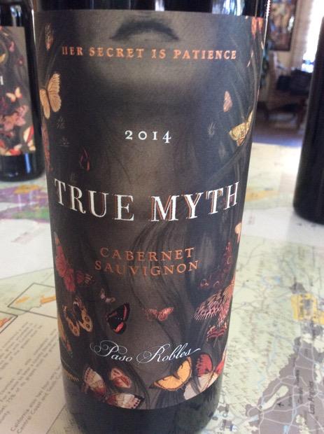 2014 True Myth Cabernet Sauvignon, USA, California, Central Coast, Paso ...