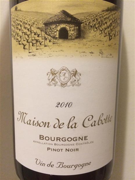 2011 Maison de la Cabotte Bourgogne, France, Burgundy, Bourgogne ...