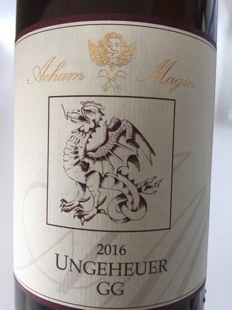2016 Weingut Acham-Magin Forster Ungeheuer Riesling Großes Gewächs ...