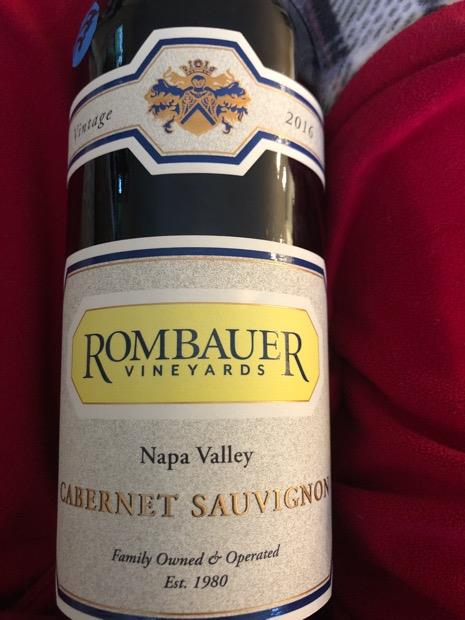 2016 Rombauer Vineyards Cabernet Sauvignon Napa Valley, USA, California ...