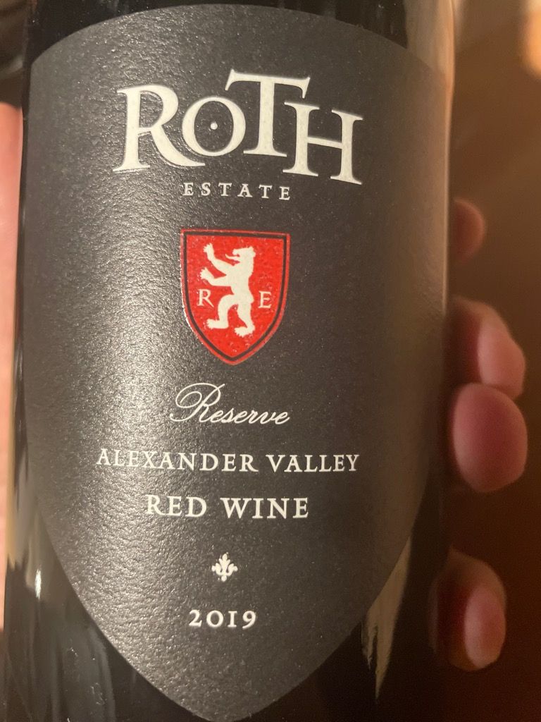 2022 Roth Estate Red Wine, USA, California, Sonoma County, Alexander ...