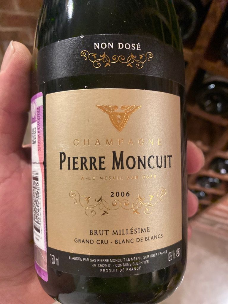 2006 Pierre Moncuit Champagne Blanc de Blancs, France, Champagne ...