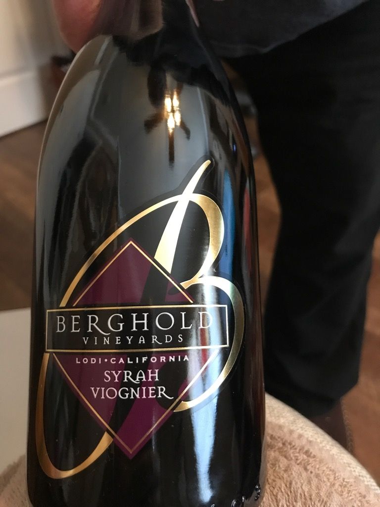 2017 Berghold Vineyards Syrah & viognier, USA, California, Central ...