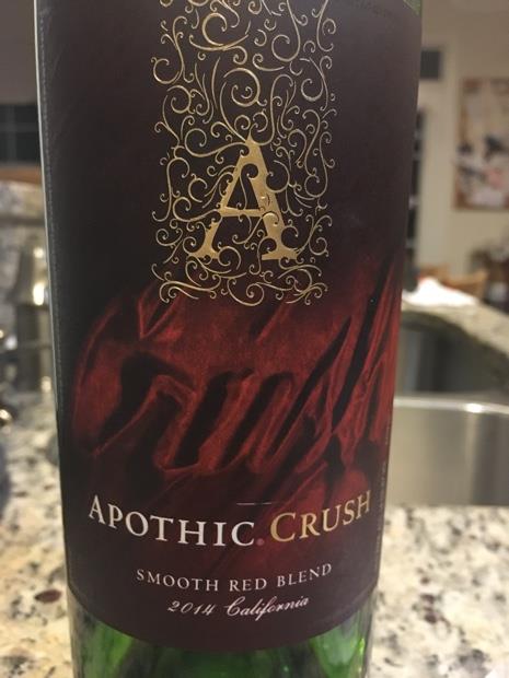 2014 Apothic Crush, USA, California - CellarTracker
