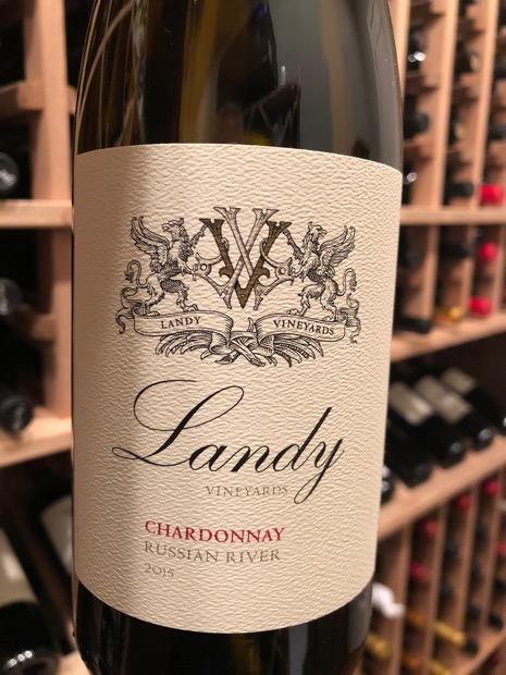 2015 Landy Family Vineyards Chardonnay, USA, California, Sonoma County ...