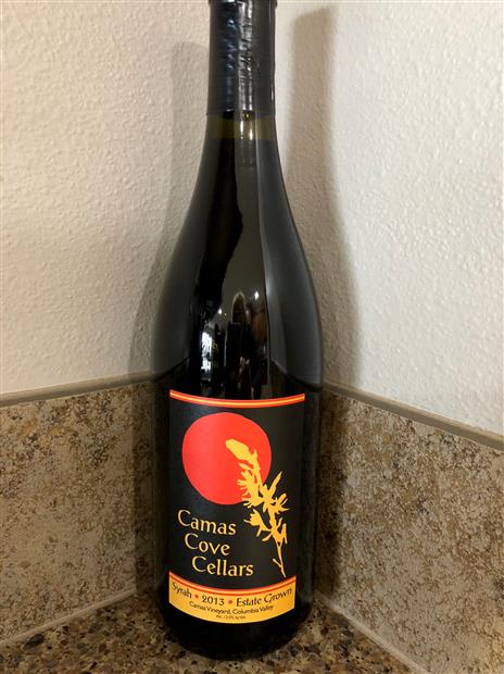 2014 Camas Cove Cellars Syrah, USA, Washington, Columbia Valley ...