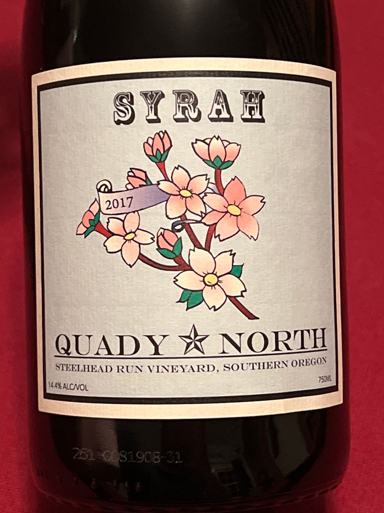 2018 Quady North Syrah Steelhead Run Vineyard, USA, Oregon, Southern ...