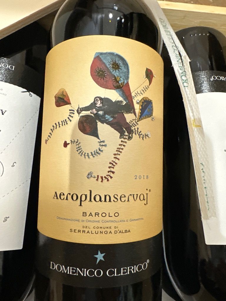 2017 Domenico Clerico Barolo Aeroplan Servaj Six Bottle Set Serralunga ...