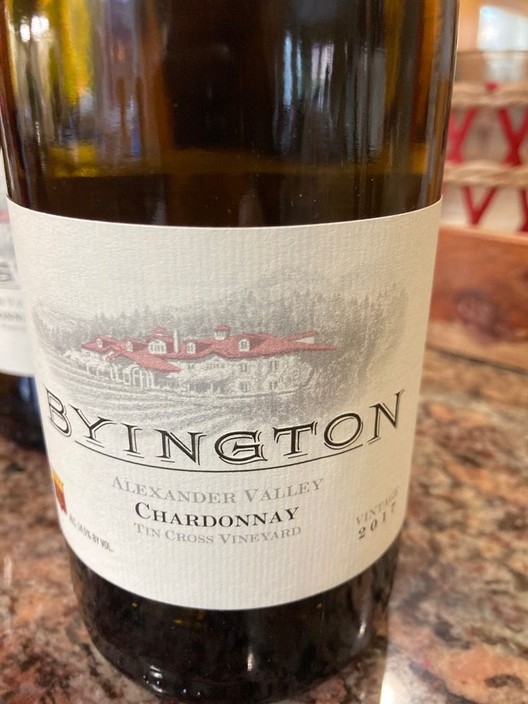 2016 Byington Chardonnay Tin Cross Vineyard, USA, California, Sonoma ...