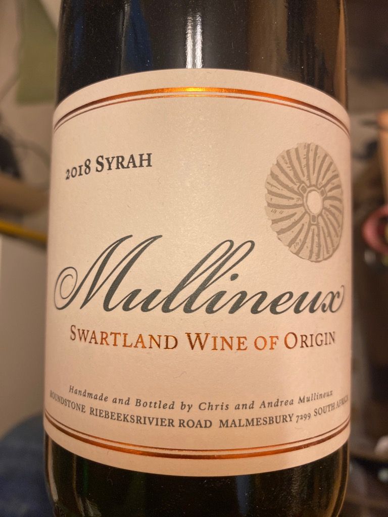 2018 Mullineux Grenache, South Africa - CellarTracker