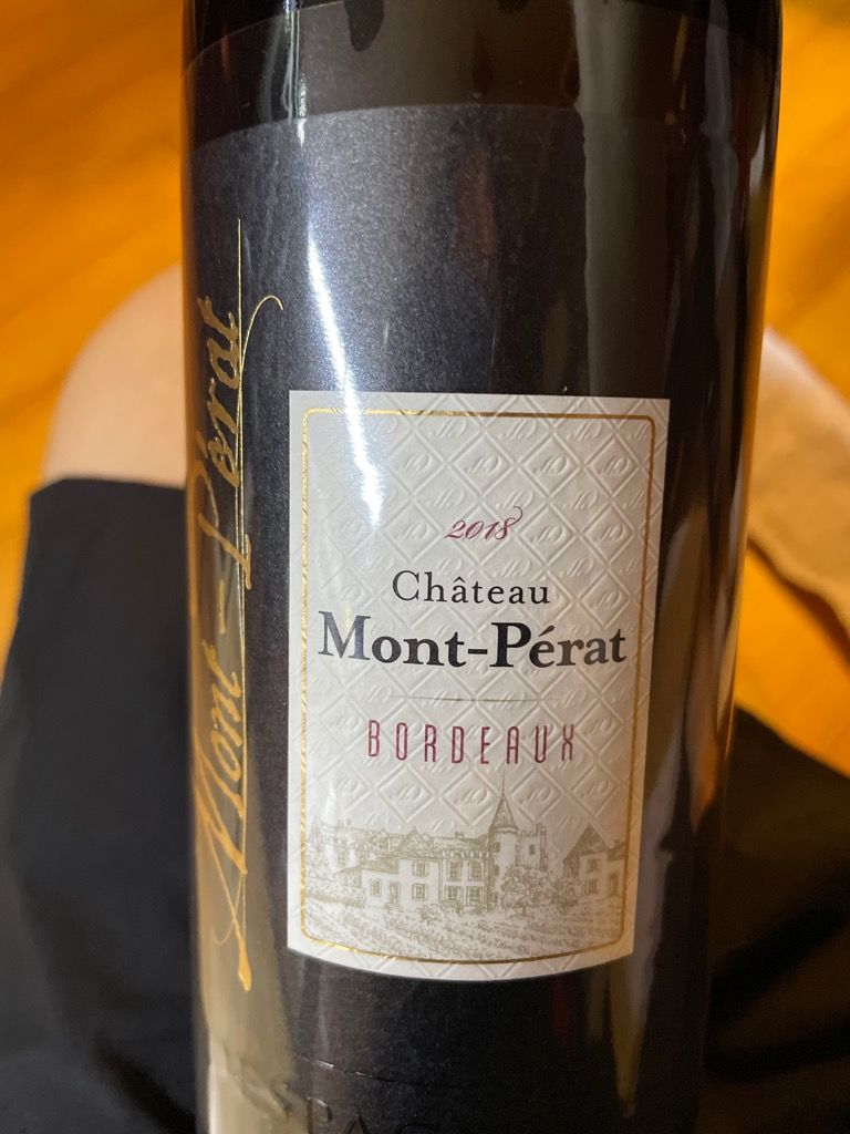 2018 Château Mont-Pérat, France, Bordeaux, Entre-Deux-Mers, Premières ...