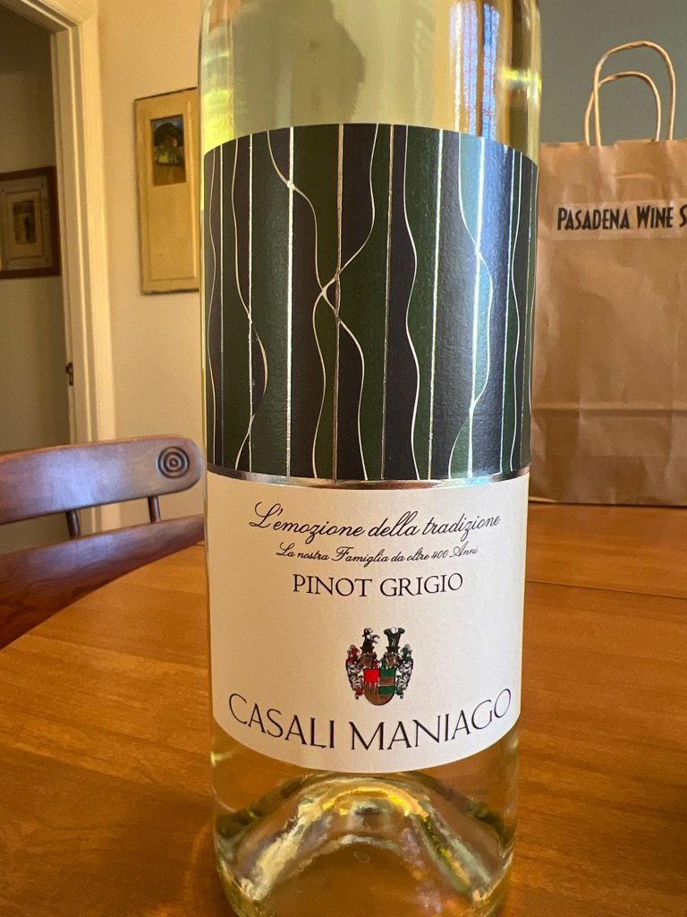 2021 Conte d'Attimis-Maniago Pinot Grigio Casali Maniago, Italy, Friuli ...