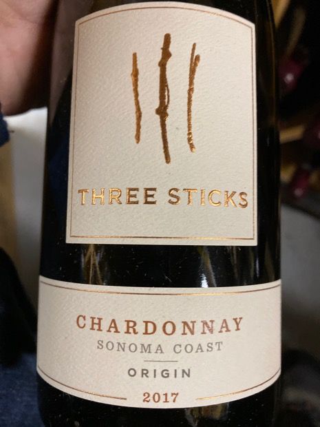 2017 Three Sticks Chardonnay Origin, USA, California, Sonoma County ...