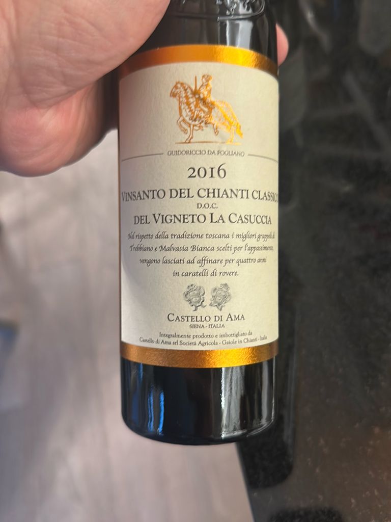 2016 Castello di Ama Vin Santo del Chianti Classico Vigneto La Casuccia ...