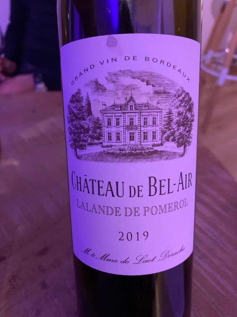 2019 Château de Bel-Air Lalande de Pomerol, France, Bordeaux ...