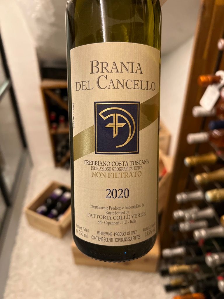 2021 Fattoria Colle Verde Trebbiano Costa Toscana Brania del Cancello ...