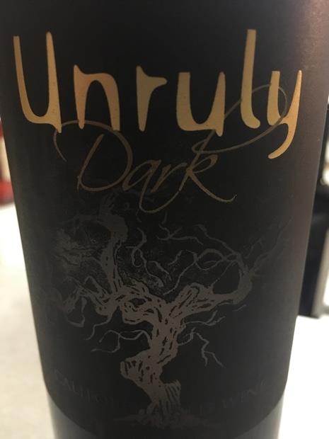 2016 Unruly Wine Cellars Cabernet Sauvignon Dark, USA, California, San ...