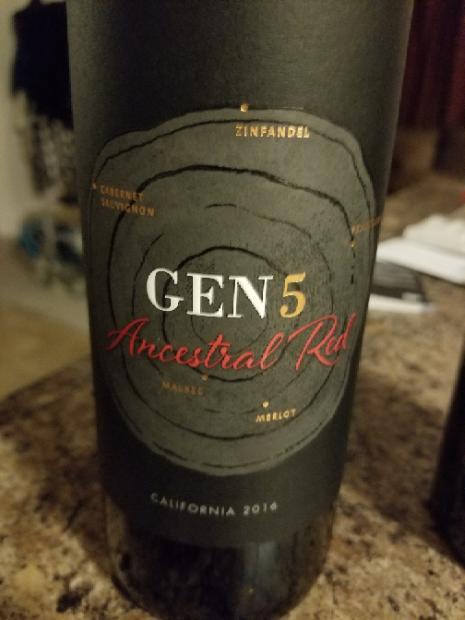 2017 Gen5 Old Vine Zinfandel, USA, California, Central Valley, Lodi ...
