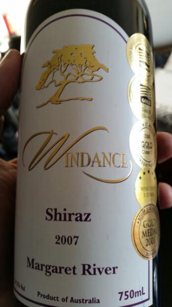 2007 Windance Shiraz, Australia, Western Australia, South West ...