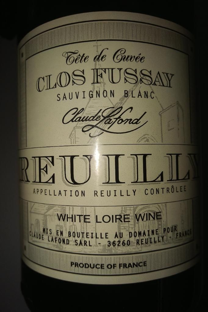 2022 Claude Lafond Reuilly Clos Fussay, France, Loire Valley, Upper ...