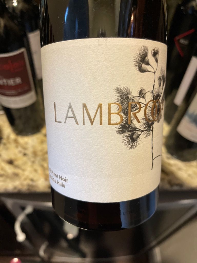 2017 Lambrook Wines Pinot Noir Adelaide Hills, Australia, South ...