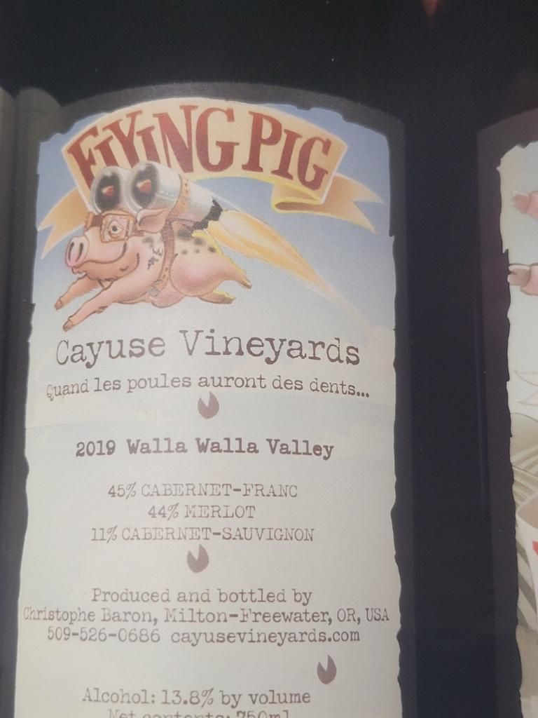 2019 Cayuse Flying Pig, USA, Washington, Columbia Valley, Walla Walla ...