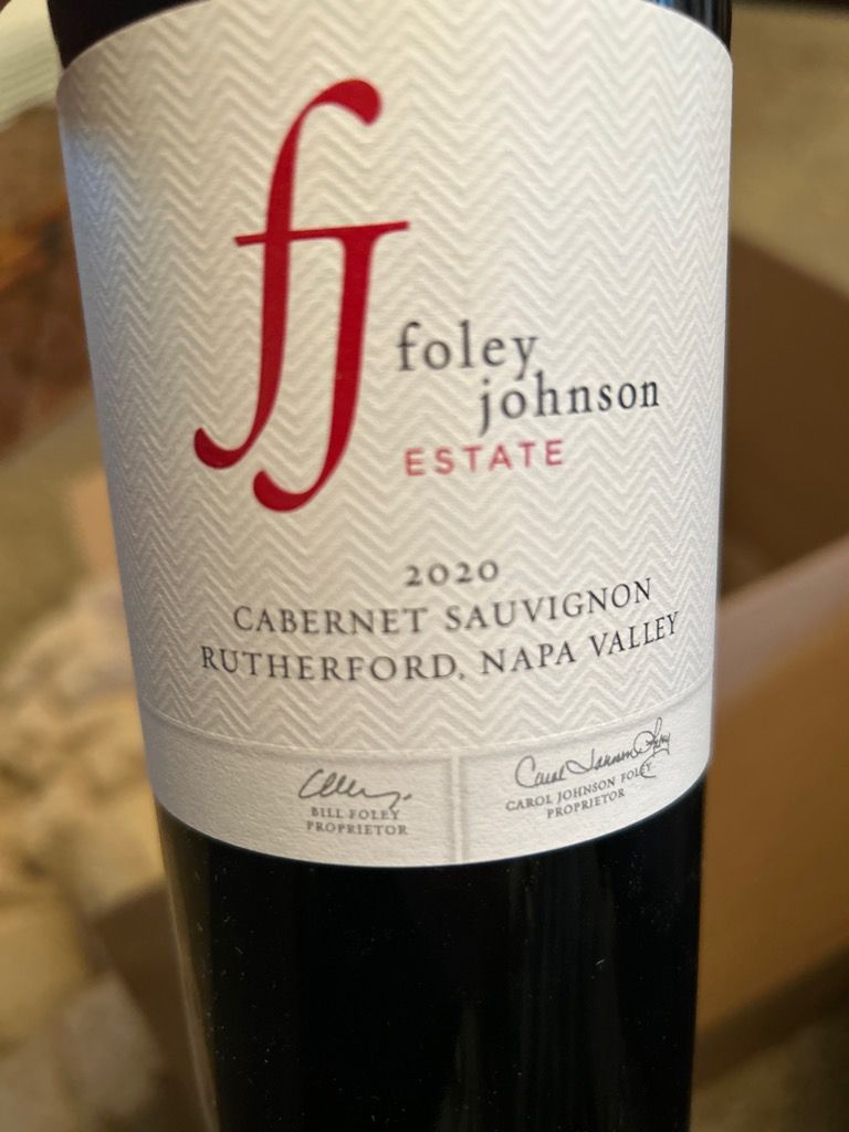 2020 Foley Johnson Cabernet Sauvignon Rutherford, USA, California, Napa ...