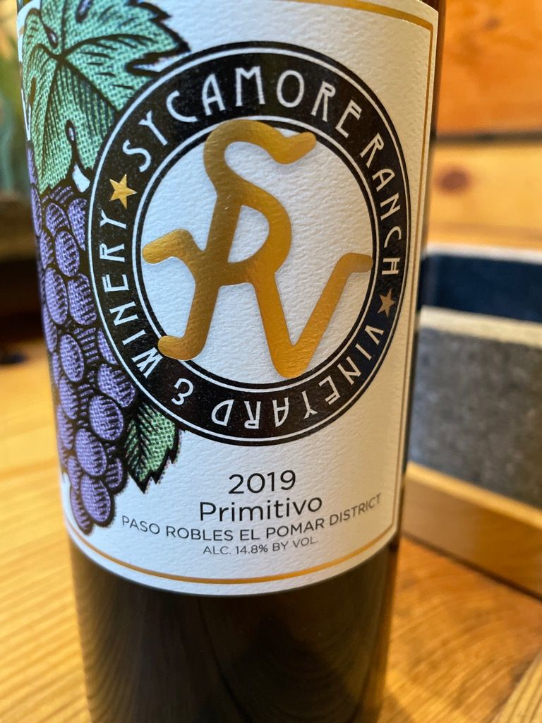 2020 Sycamore Ranch Vineyard & Winery Primitivo, USA, California ...