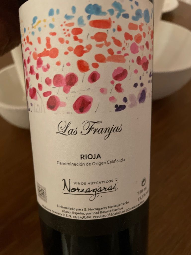 2021 Norzagarai Rioja Las Franjas, Spain, La Rioja, Rioja - CellarTracker