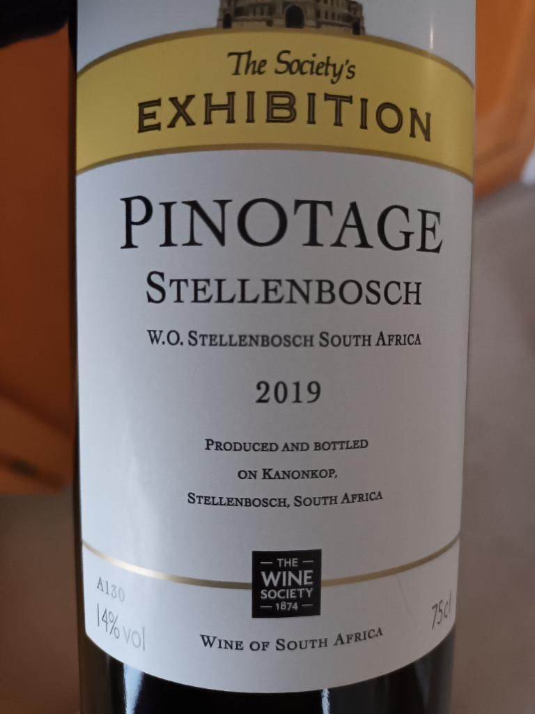 2020 Kanonkop Pinotage The Wine Society Exhibition Pinotage, South ...