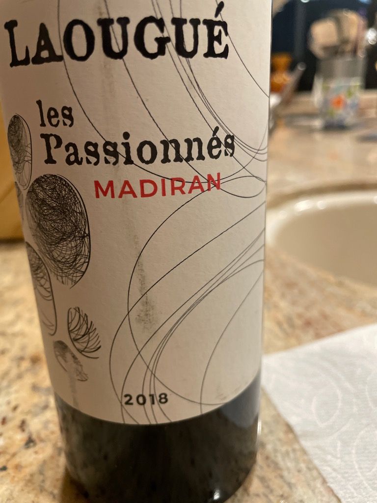 2020 Domaine Laougué Madiran Les Passionnes, France, Southwest France ...