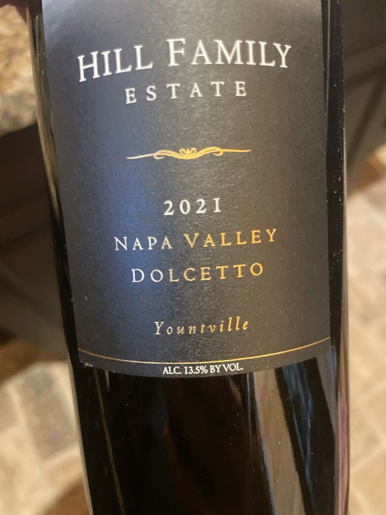 2021 Hill Family Estate Dolcetto, USA, California, Napa Valley ...