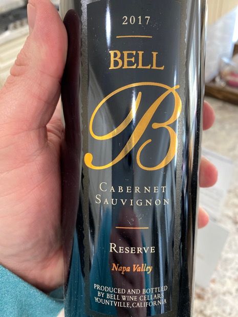 2017 Bell Wine Cellars Cabernet Sauvignon Reserve, USA, California ...