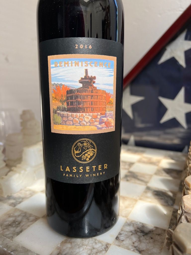2016 Lasseter Family Winery Reminiscence, USA, California, Sonoma ...