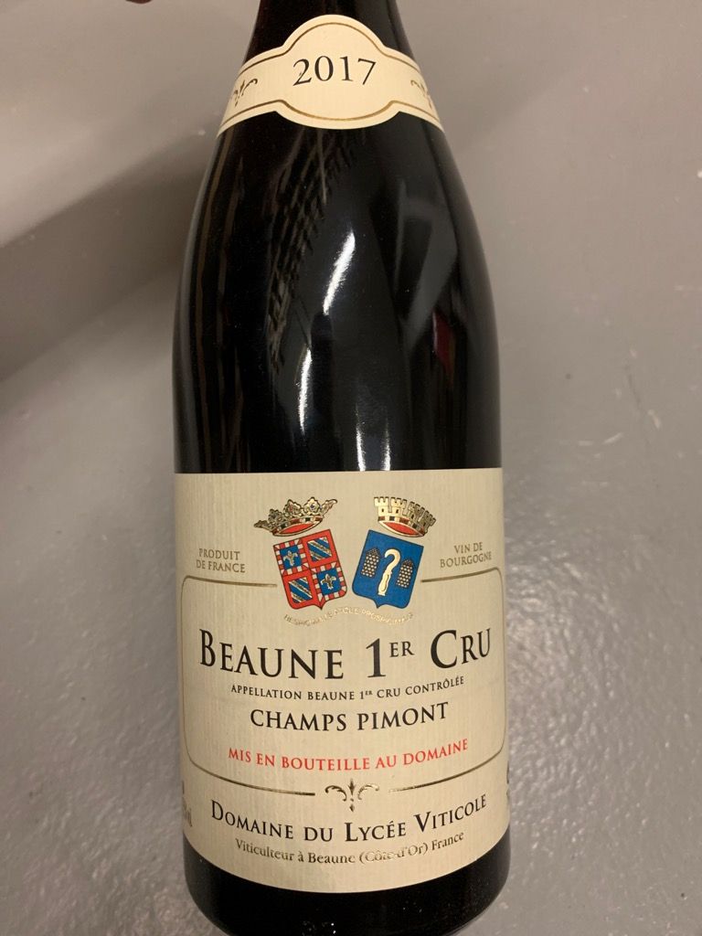 2022 Lycée Viticole Beaune 1er Cru Les Champs Pimont, France, Burgundy ...