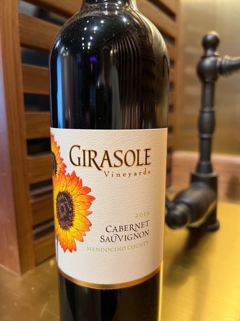 2019 Girasole Vineyards Cabernet Sauvignon Organic, USA, California ...